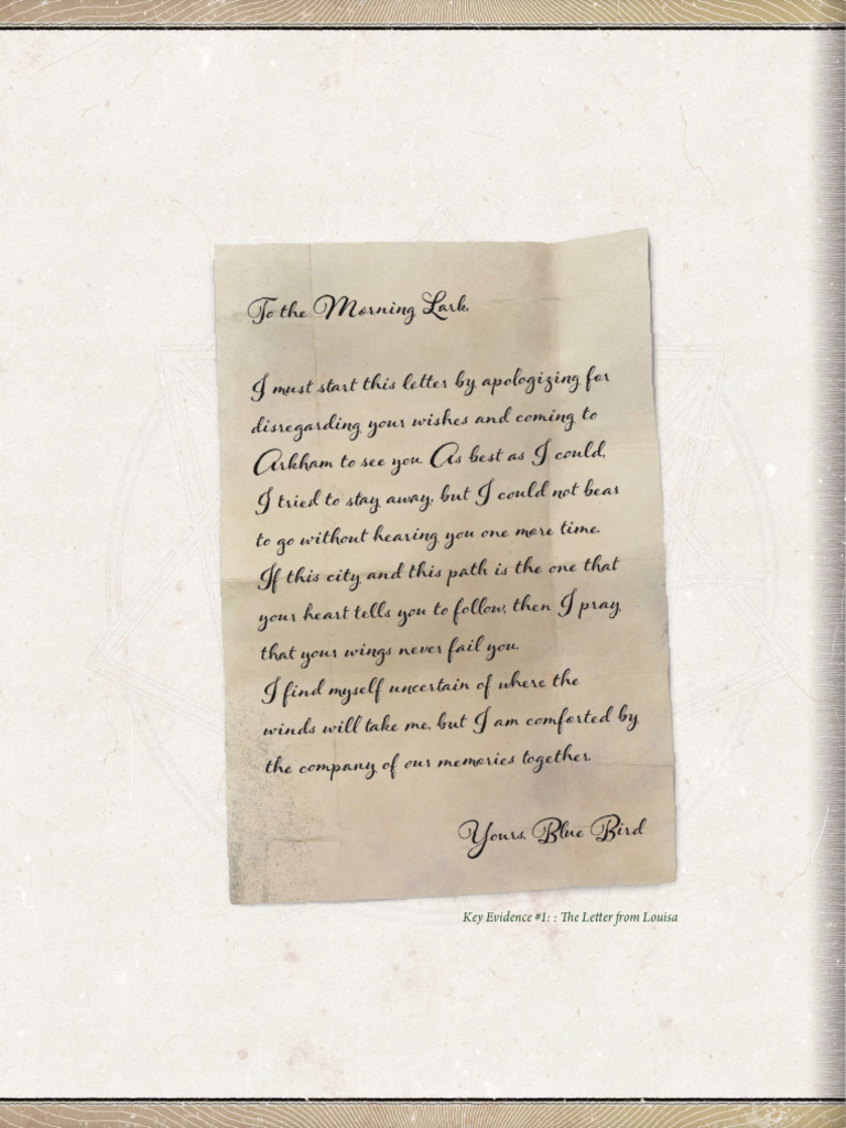 Arkham Horror Handouts | PDF