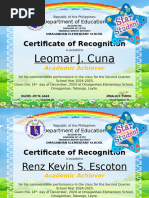 Inset 2024-Certificate | PDF