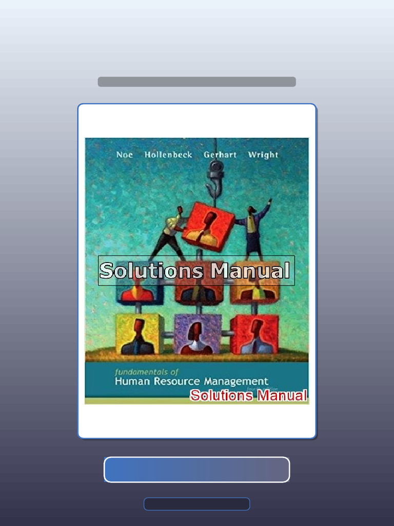 Fundamentals of Human Resource Management 4th Edition Noe Fast Access ...
