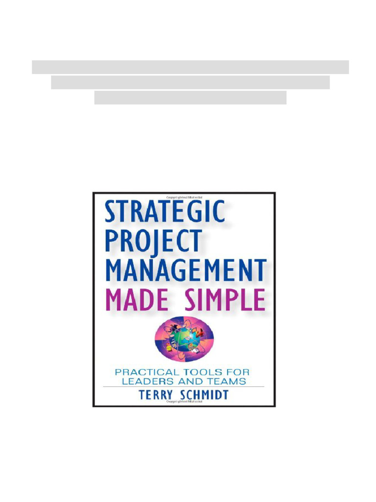 Strategic Project Management Made Simple Practical Tools For Leaders ...