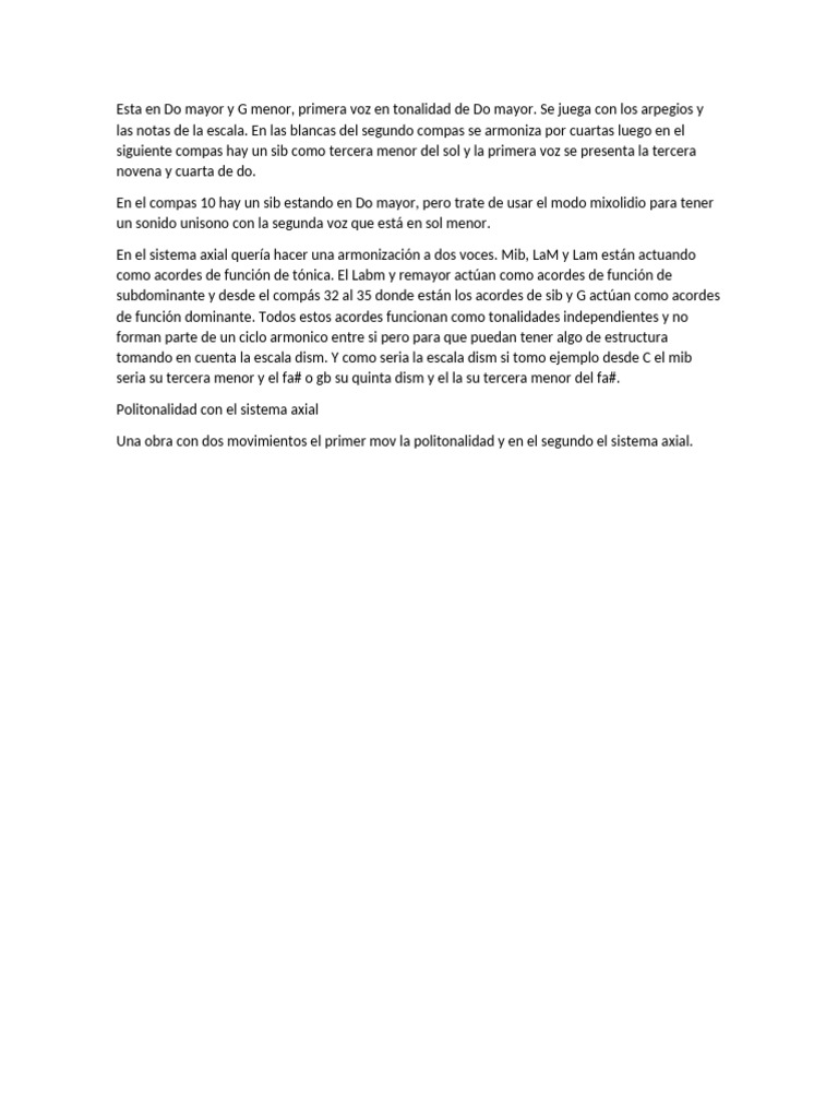 Armonia 4 Examen | PDF