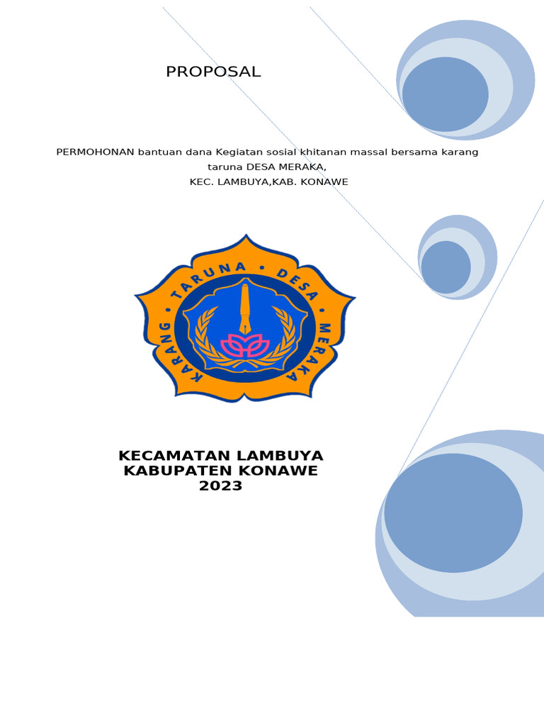 Proposal Sunat Massal 2024 | PDF