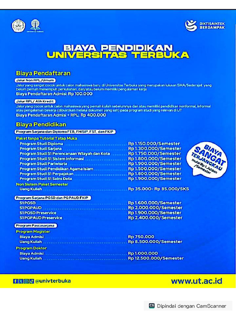 Biaya Pendidikan | PDF