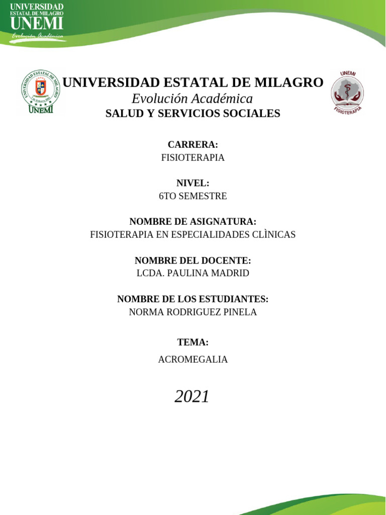 Deber de Especialidades Clinicas | PDF | La insulina tiene gusto del factor de crecimiento 1 ...