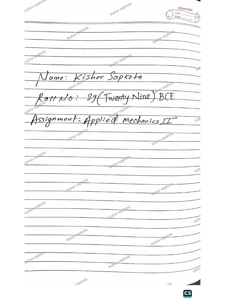 Applied Assignment - Kishor Sapkota | PDF