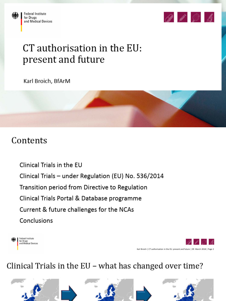 EU Clinical Trials Regulation Overview | PDF | Clinical Trial ...
