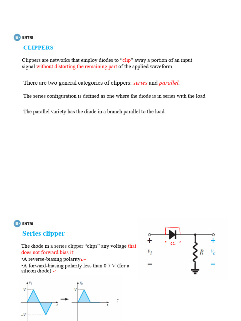 Understanding Clippers and Clampers | PDF | Electronic Circuits ...