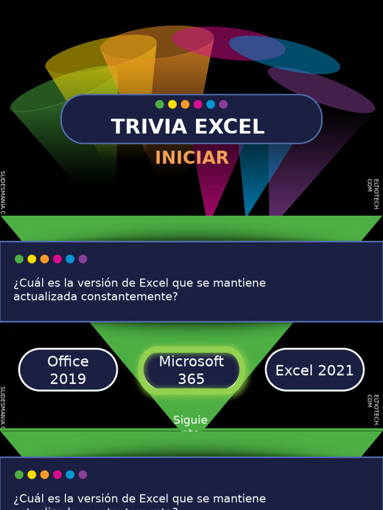 Juego de Trivia | PDF | Microsoft Office | Trabajo de oficina
