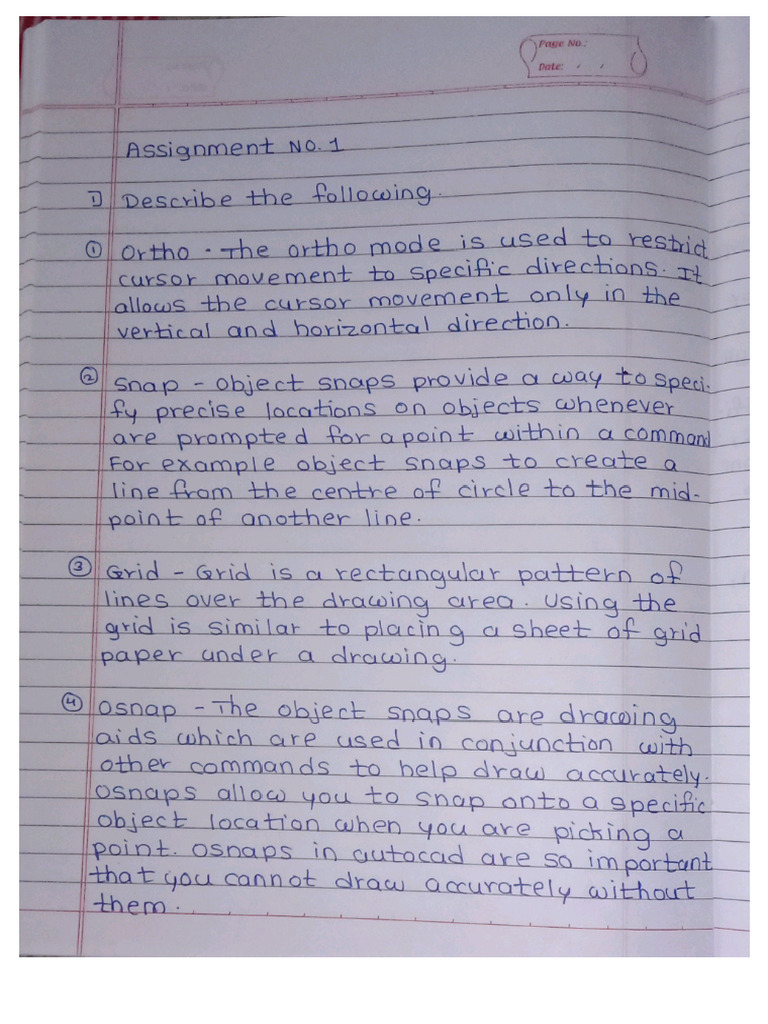 CAD Assignment | PDF