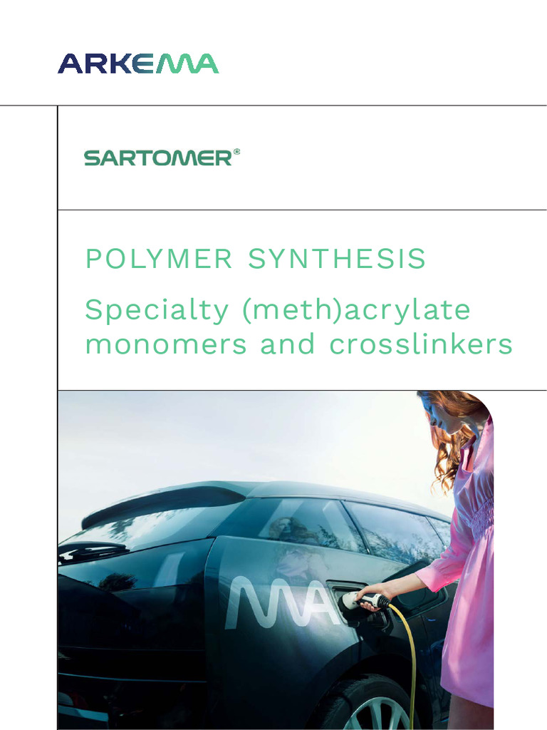 Sartomer Specialty Meth Acrylate Monomers Crosslinkers Brochure en ...