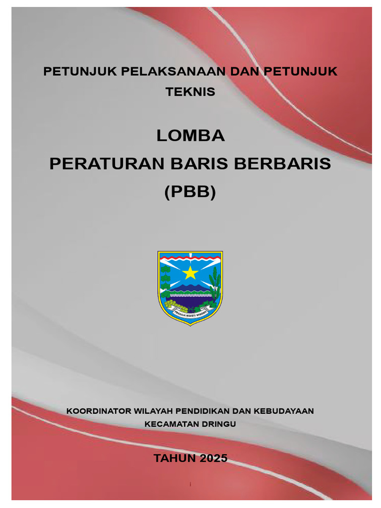 Petunjuk Teknis Lomba PBB 2025 | PDF
