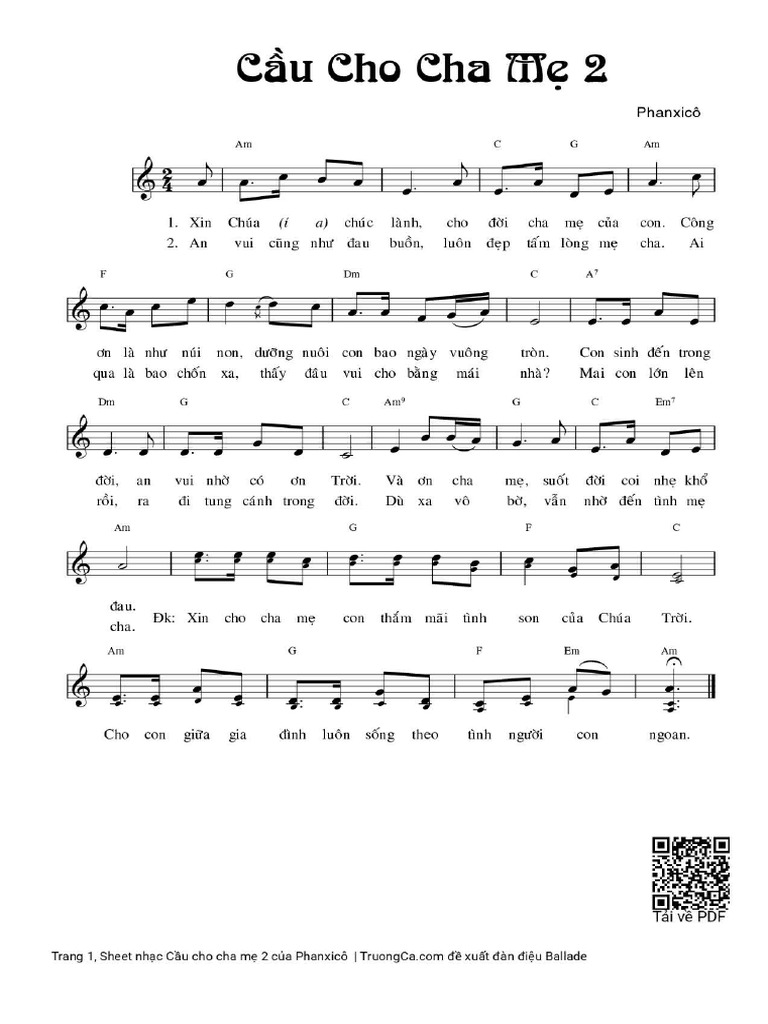 Cau Cho Cha Me 2 | PDF