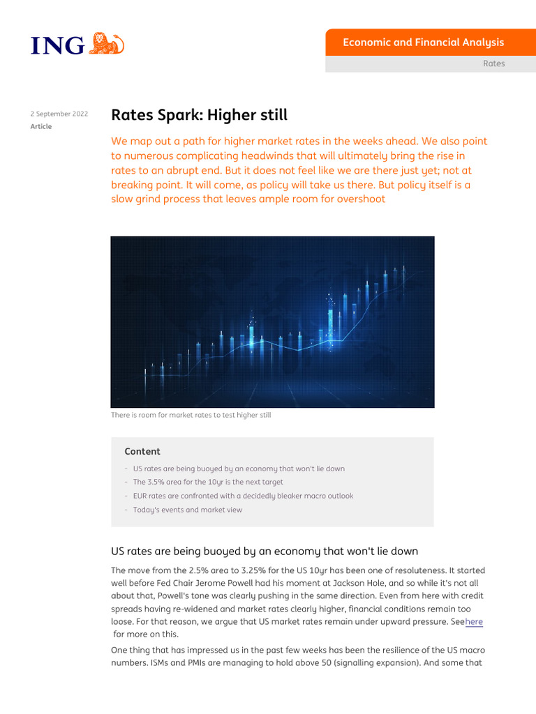 ING Wholesale Banking Rates Spark Higher Still | PDF | European Central ...