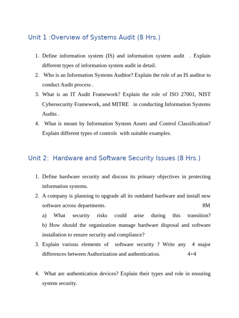 Define Information Sytem | PDF | Audit | Computer Security