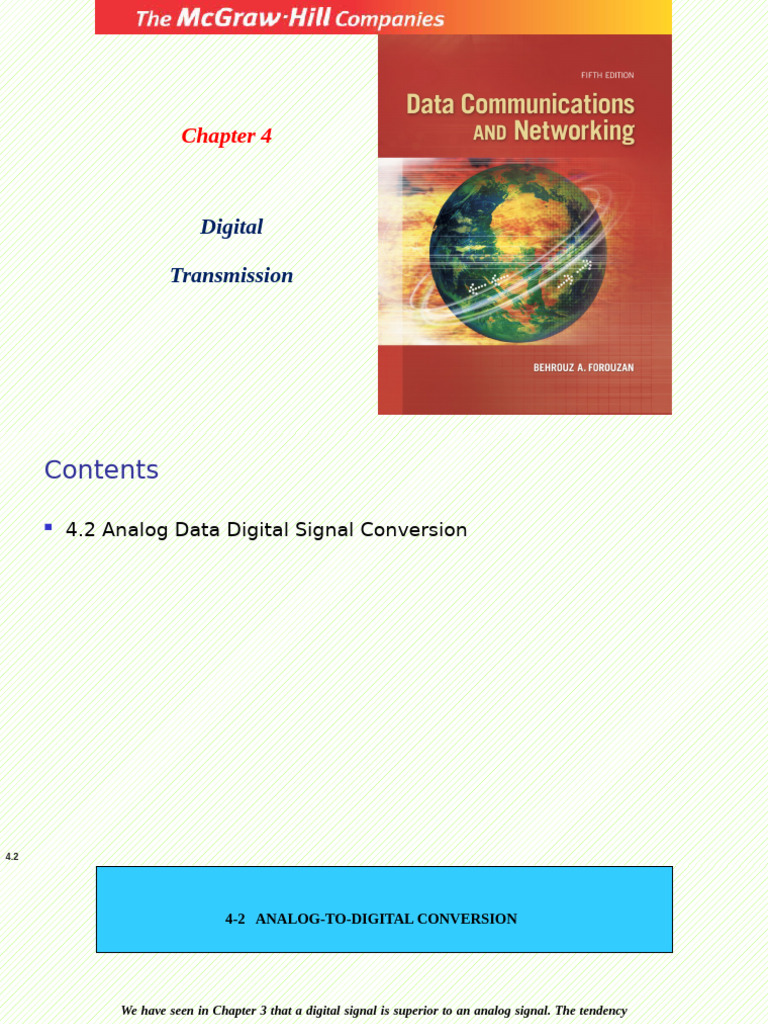 Ch04 Digital Transmission Extended | PDF | Sampling (Signal Processing) | Bandwidth (Signal ...
