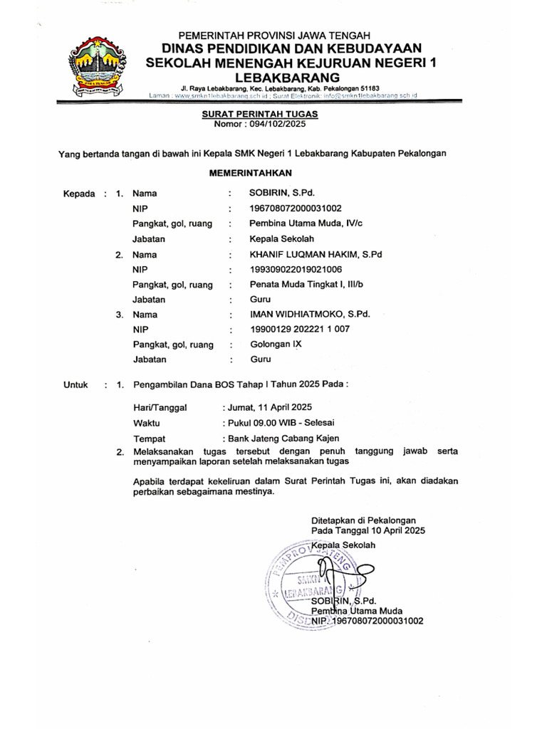 SPT 11 Apr KLH | PDF
