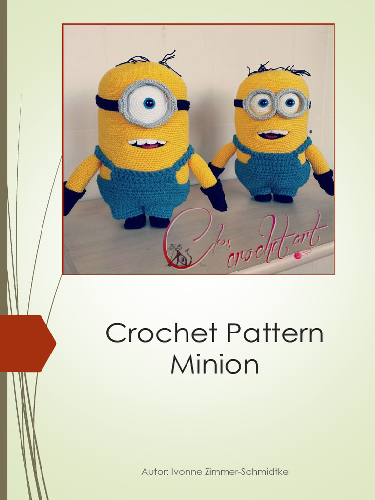 Cópia de Crochet Pattern Minions | PDF | Crochet | Textile Arts
