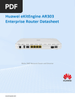 Huawei NetEngine AR651C Enterprise Router Datasheet | PDF | Router ...