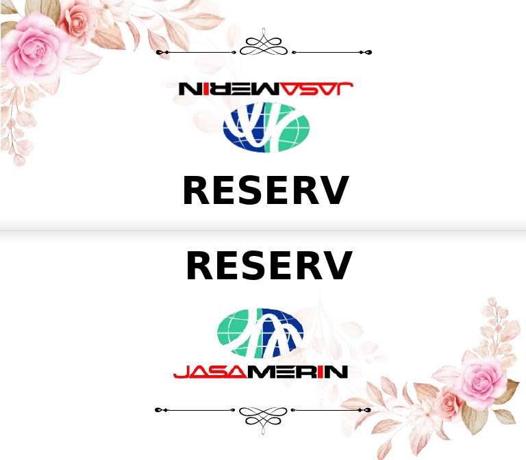 Folded Card Table Reservation Name Tag | PDF