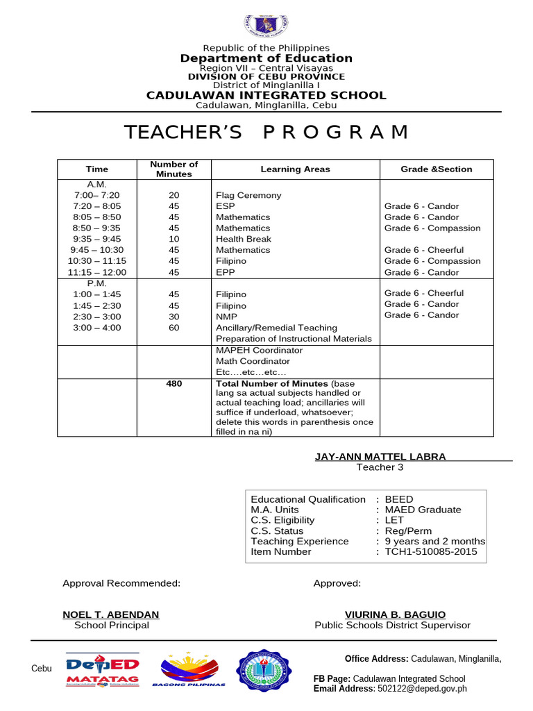 Cis Official Teachers Program | PDF