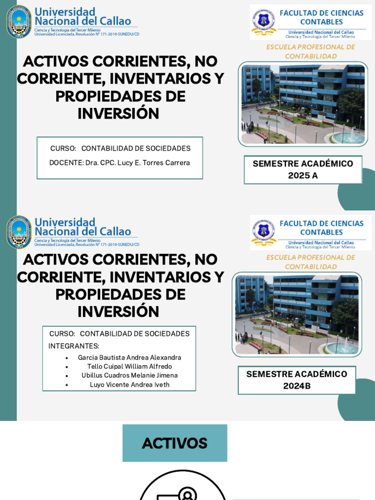 Activos Corrientes y No Corrientes | PDF | Contabilidad | Bancos