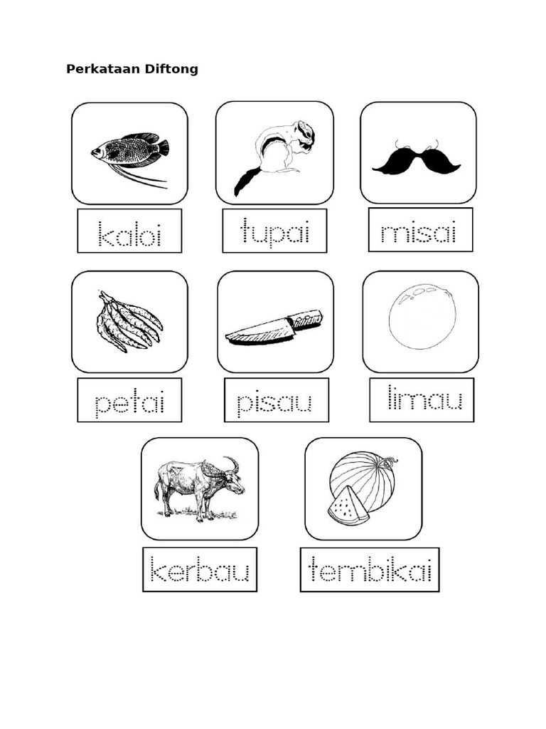 Perkataan Vokal Berganding | PDF