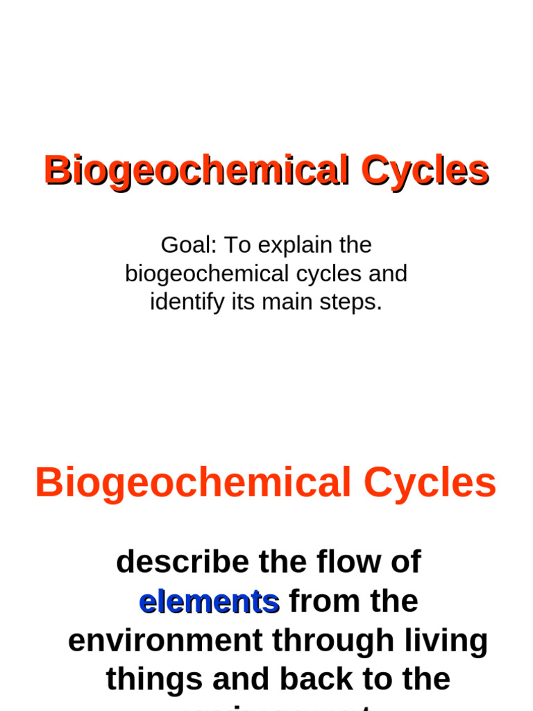 Biogeochemical+Cycles 2 | PDF | Ammonium | Water Cycle