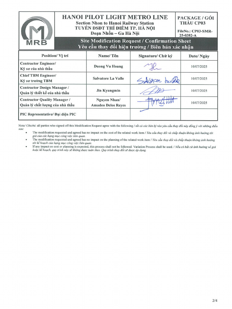 Signature SMR | PDF