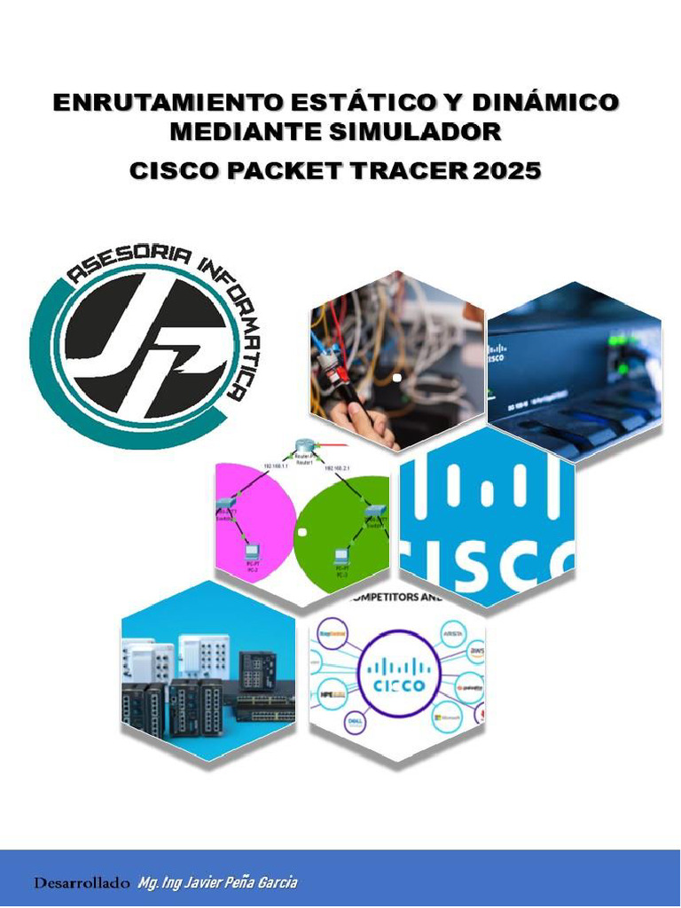 Enrutamiento Estático y Dinámico Mediante Simulador Cisco | PDF | Enrutador (Computación ...