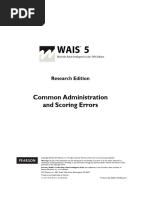 WAIS IV Correction and Scoring Guide | PDF | Wechsler Adult ...