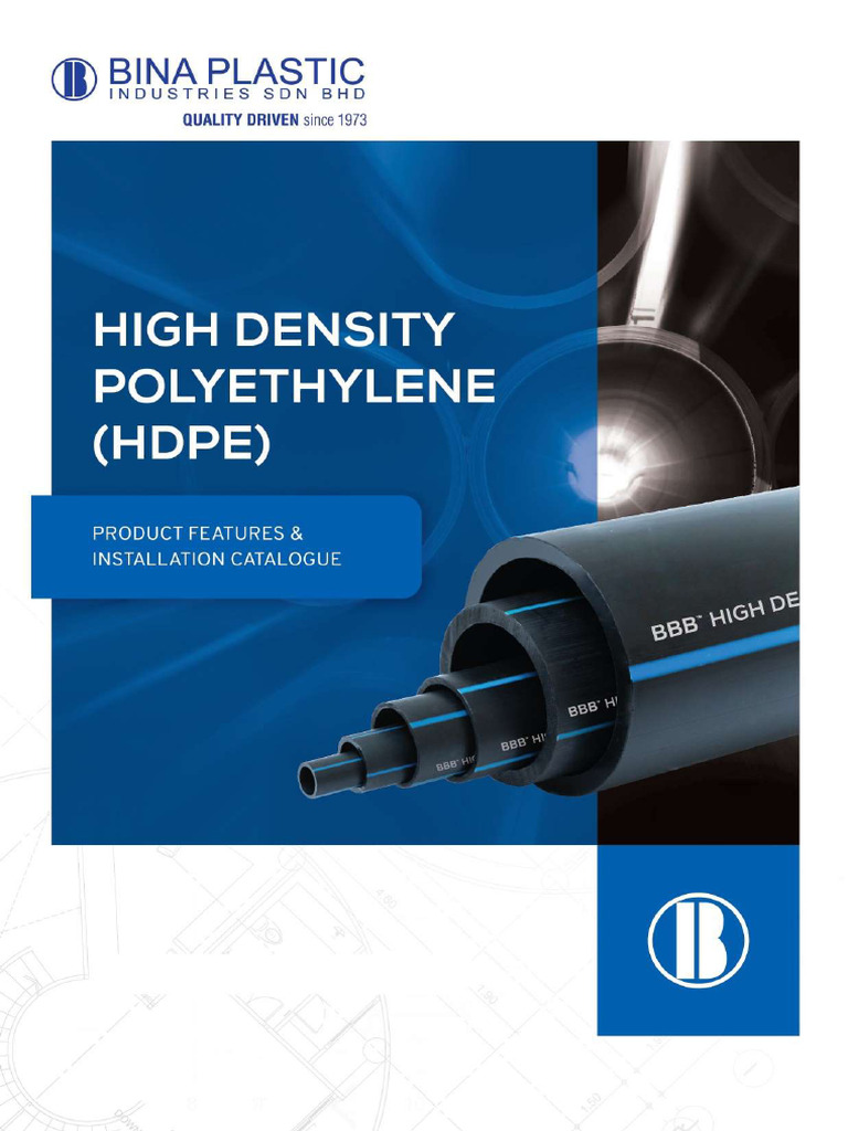 BBB Hdpe Pipe Catalogue | PDF