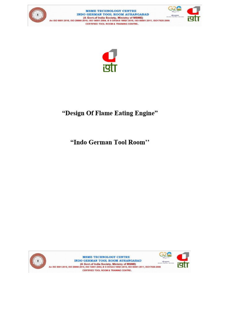 Design of Flame Eating Engine V | PDF | Engines | Bearing (Mechanical)