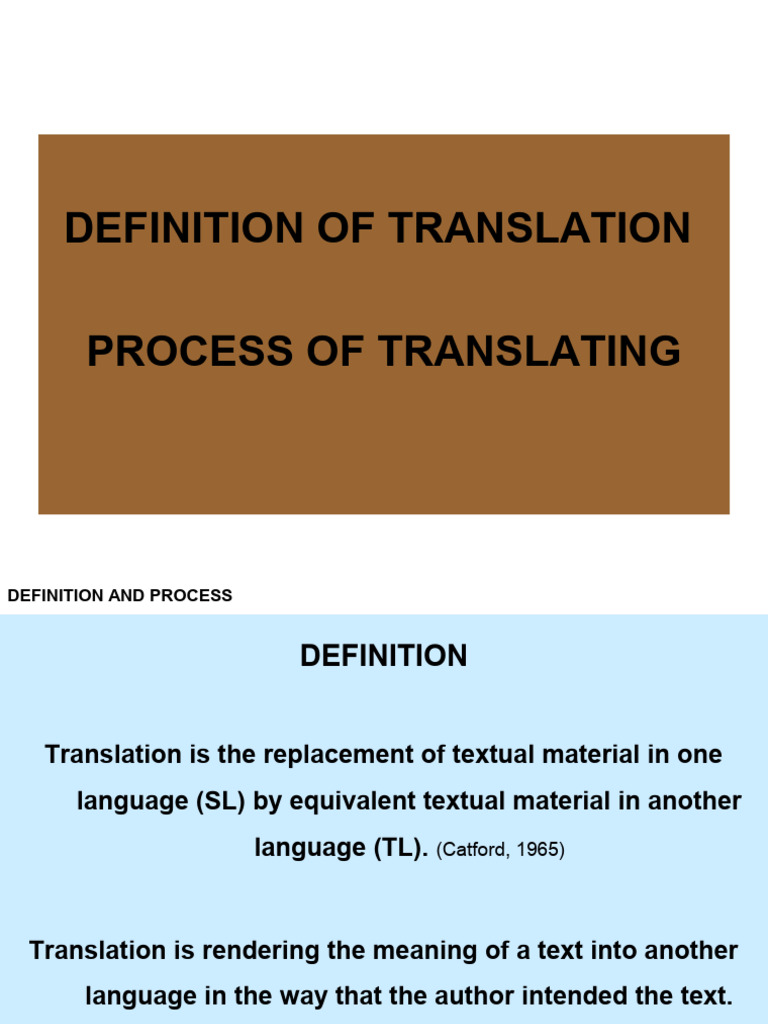 Bahan Pengayaan Tutorial Translation Process Pdf Translations Verb