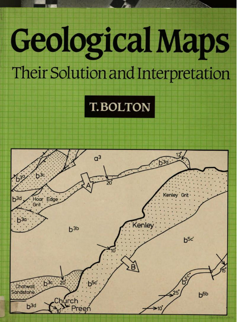 Geological Maps, Their Solution and Interpretation - T. Bolton | PDF