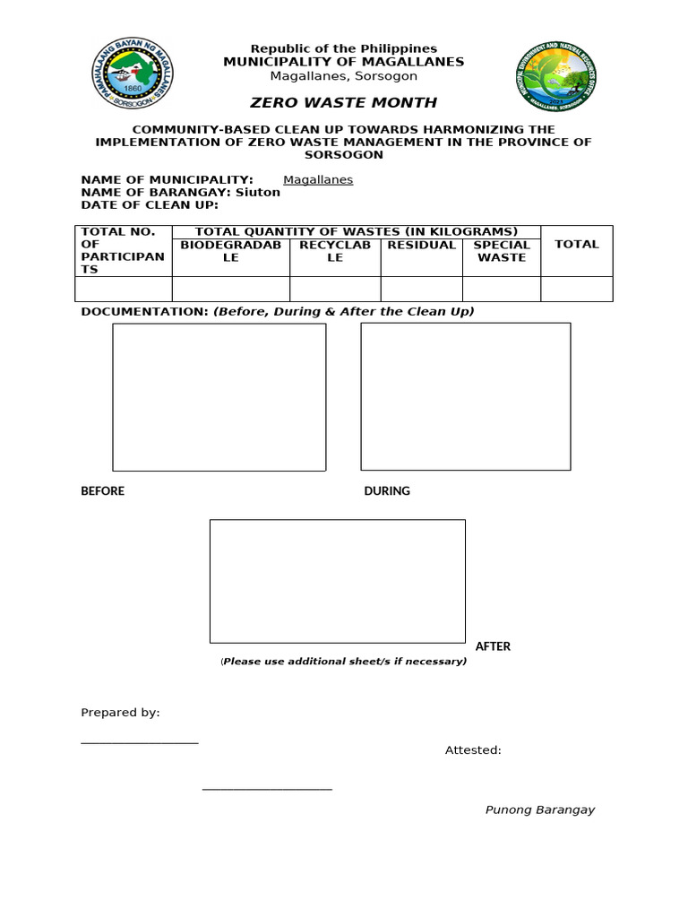 Blank Form 1 | PDF