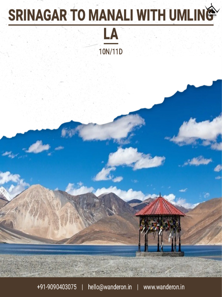 Srinagar Leh Hanle Manali 2025 | PDF | Earth Sciences