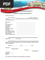 Barangay Summon Letter Template | PDF | Leasehold Estate | Property Law