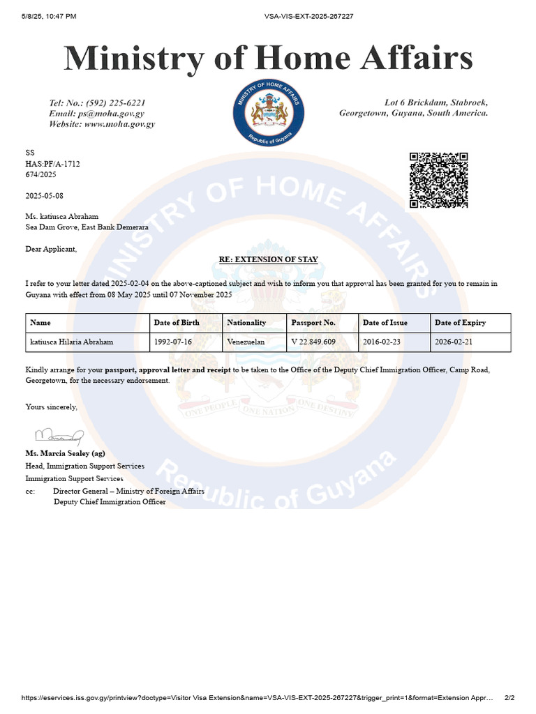 Vsa Vis Ext 2025 267227 | PDF