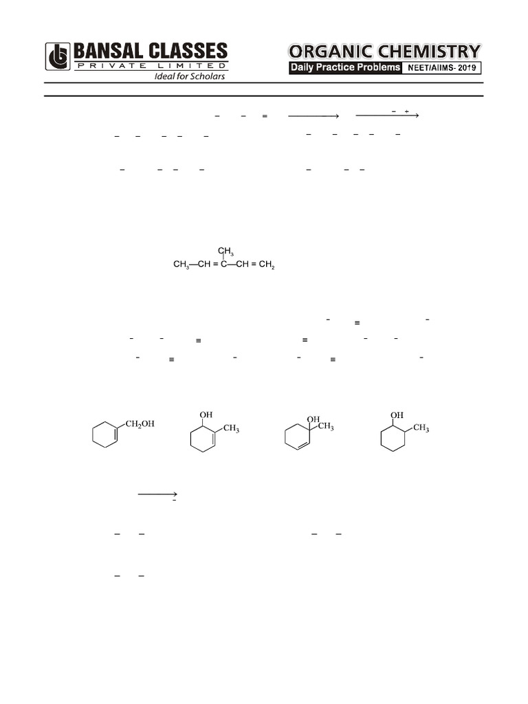 Organic Chemistry Reaction Sequences and Products | PDF | Organic ...