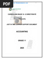 Grade 12 Cash Flow Statement Notes | PDF | Dividend | Cash Flow Statement
