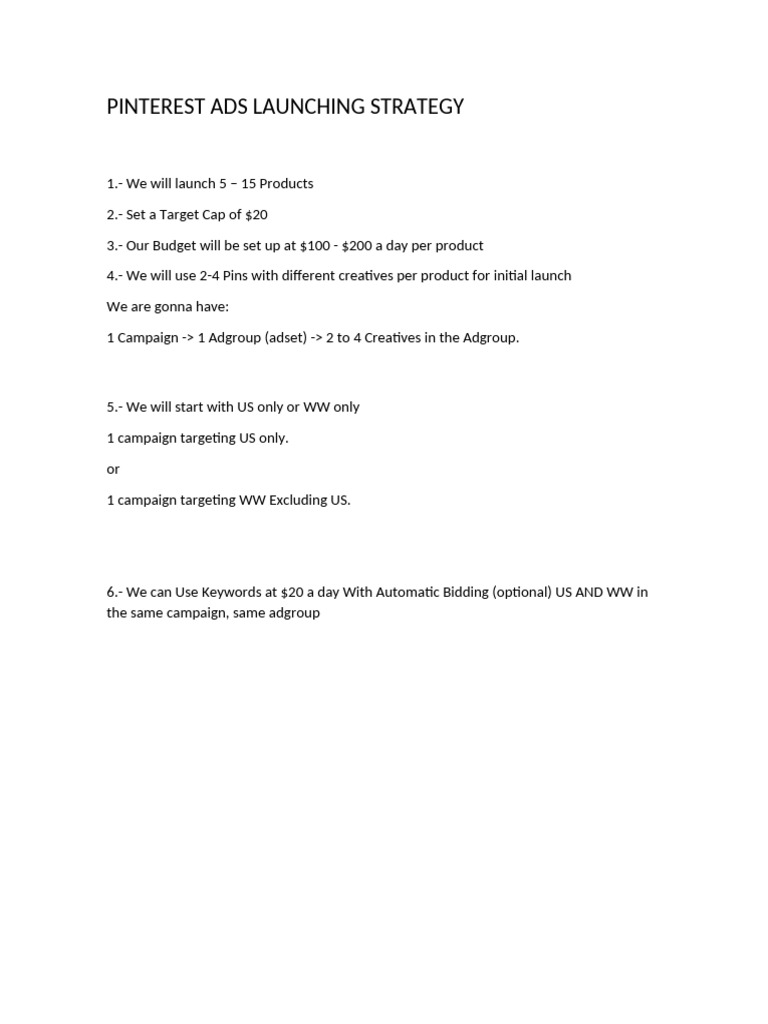 04-Pinterest Launch Strategy | PDF