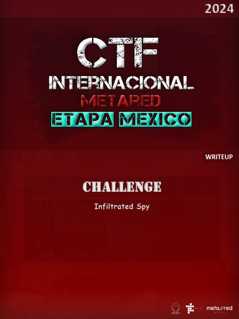 Writeup - Infiltrated Spy | PDF | Computer Data | Computing