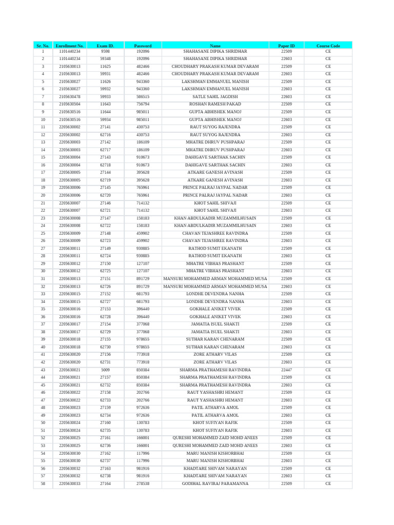 MSBT Sheet 20-05-25 | PDF