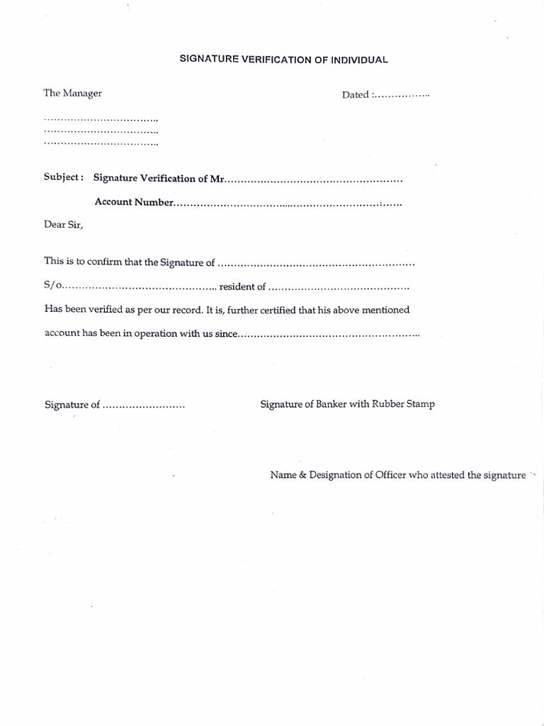Signature Verification | PDF