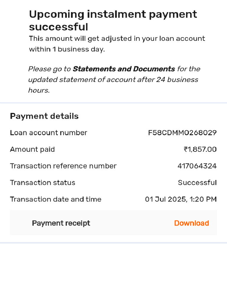 Payment Successfull | PDF