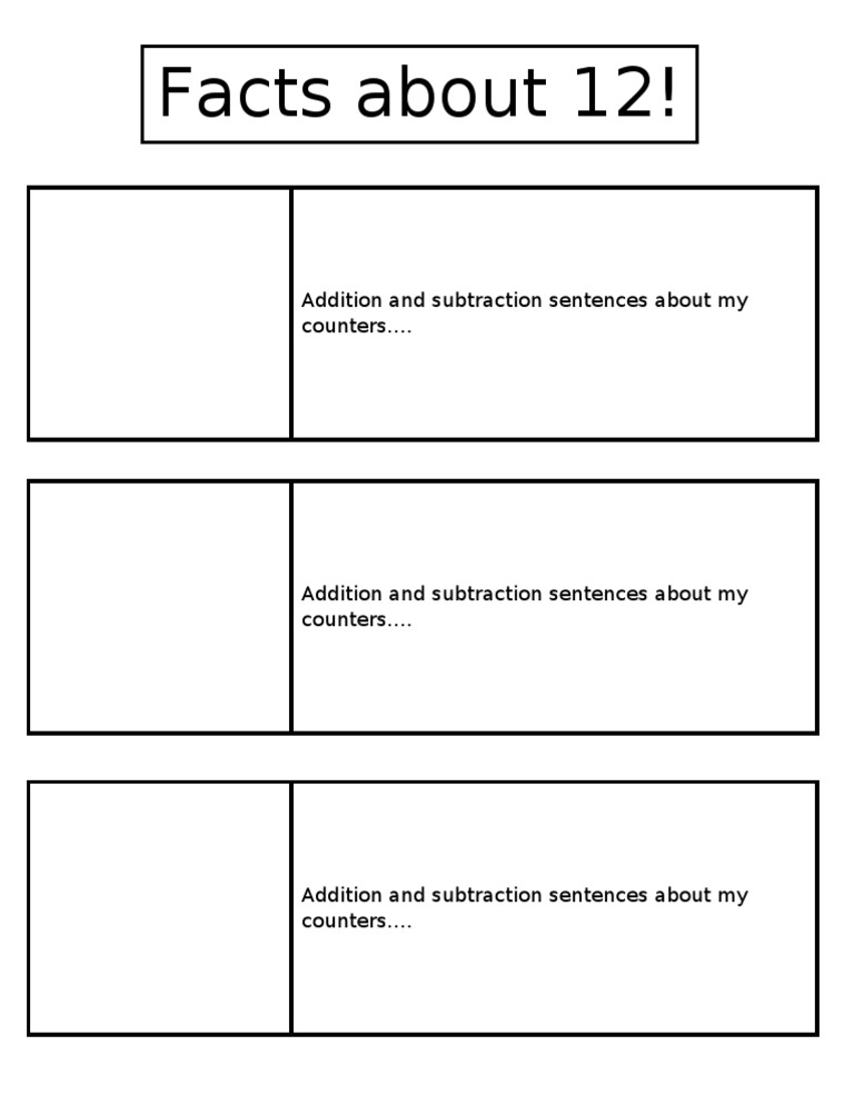 Addition and Subtraction with Counters | PDF