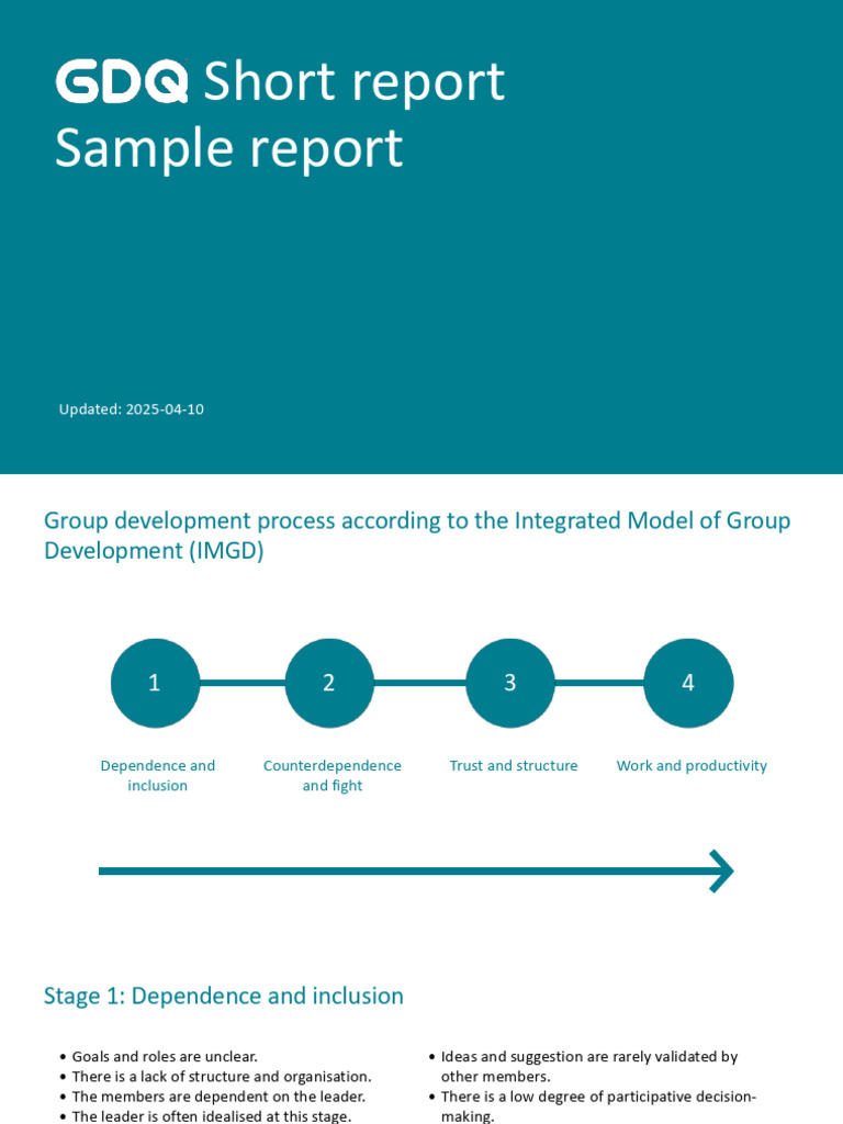 Group Development Stages Overview | PDF | Psychology | Organizational ...