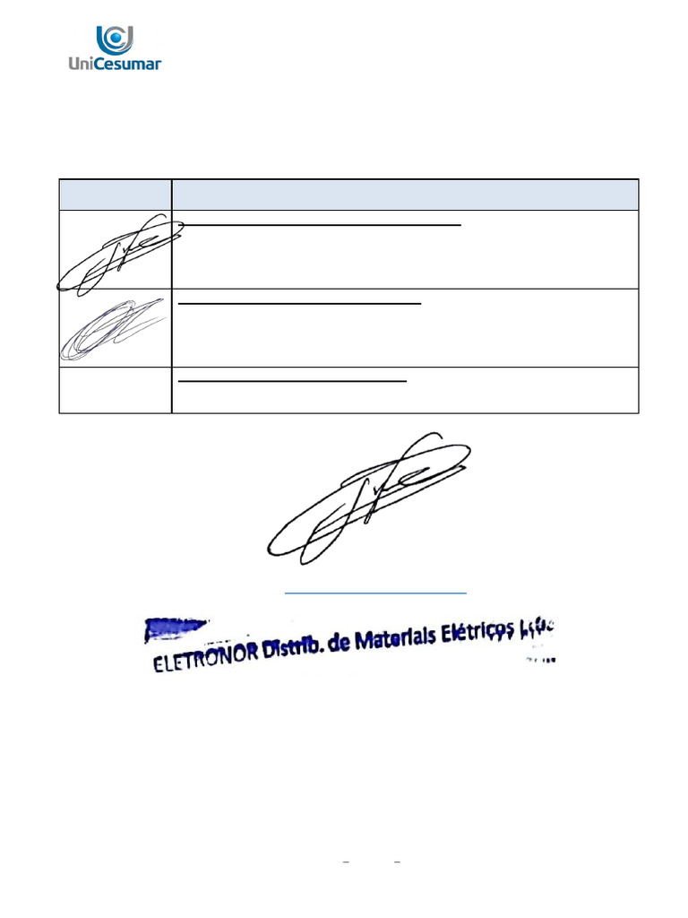 Formulário para Assinaturas Eletrônicas | PDF