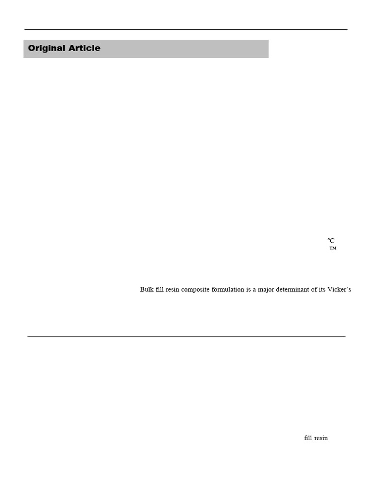 Preheating vs Sonic Activation in Resin Composites | PDF | Dental ...