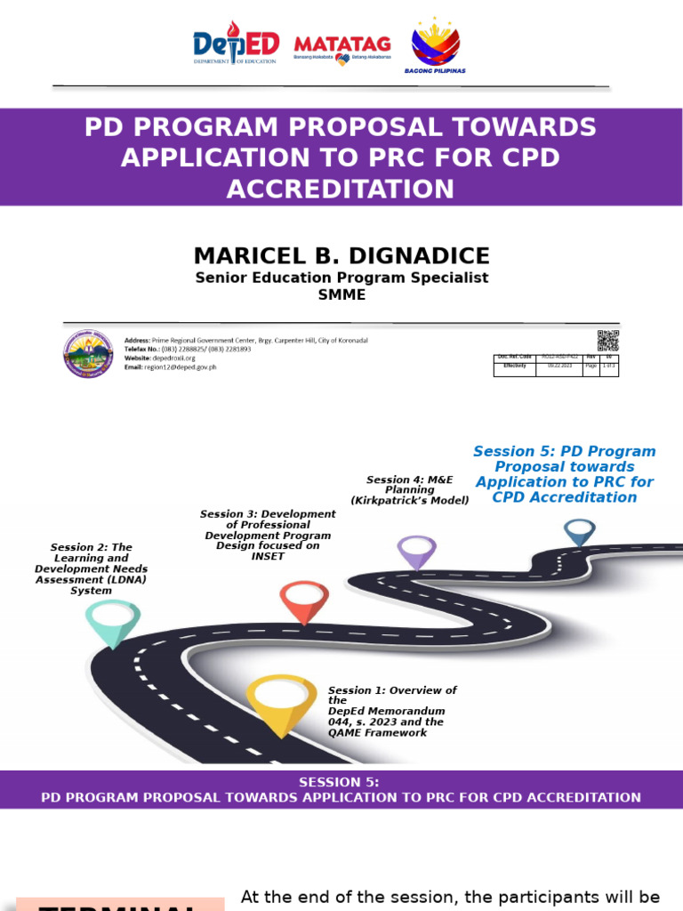 CPD Accreditation Proposal Guide | PDF